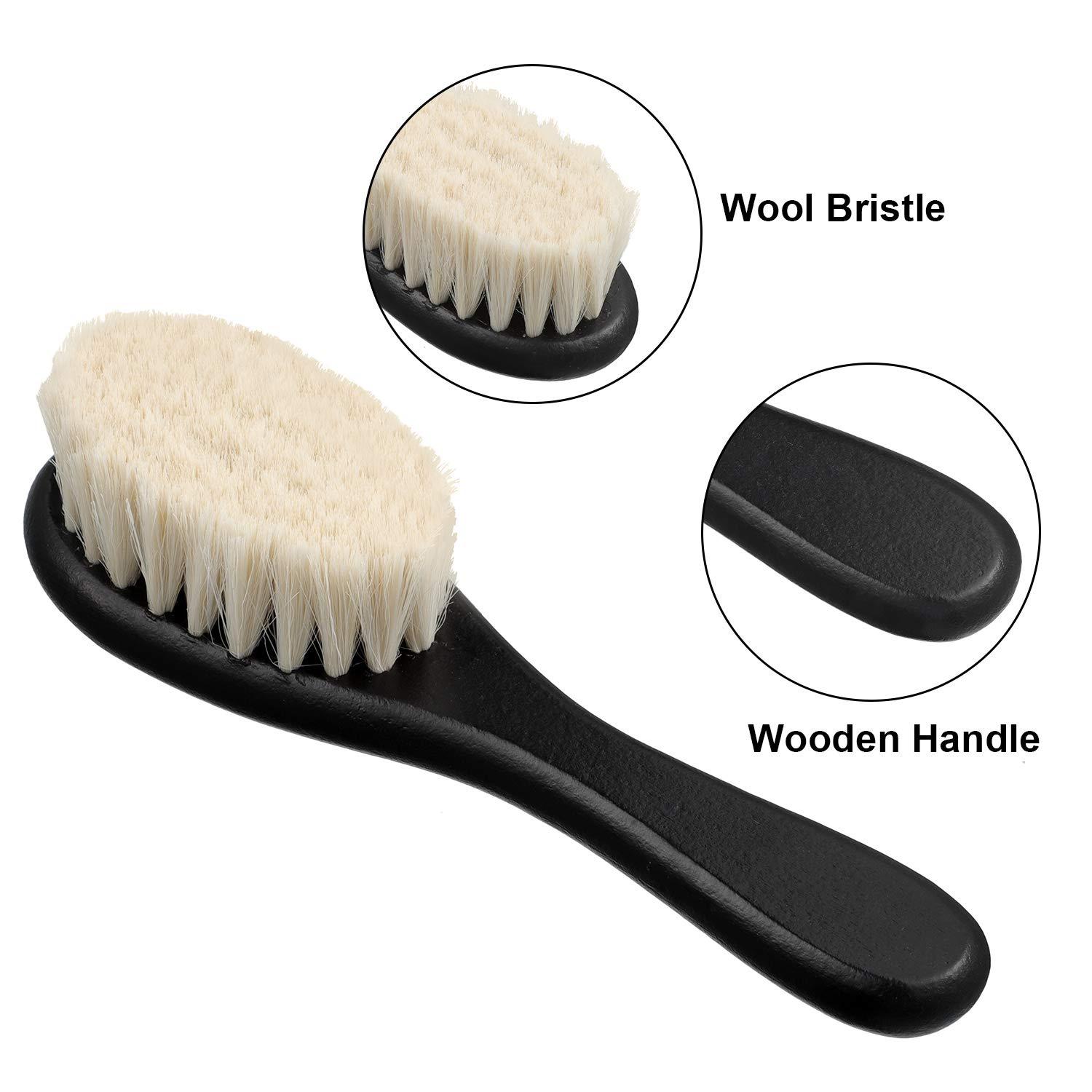 Barber Fade Brush Set - 4 Pieces Beard Styling Tools for Men with ...
