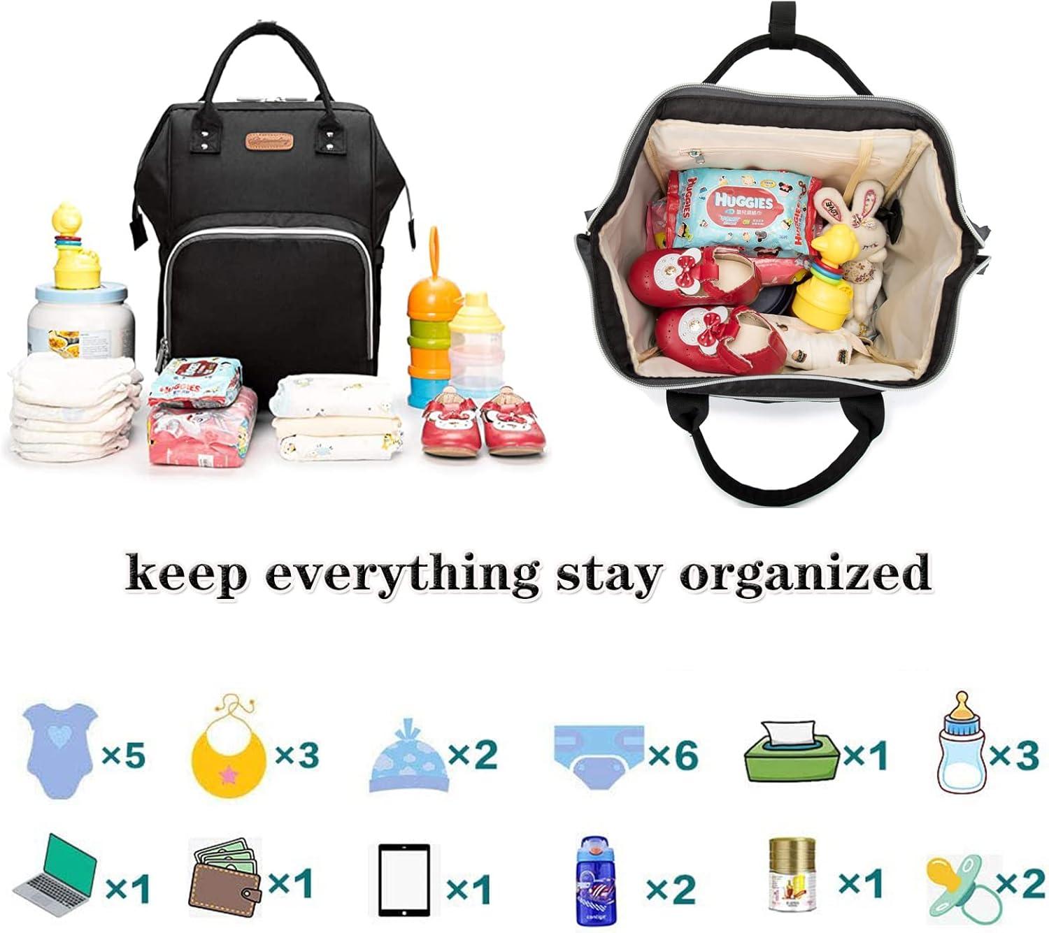 Approach Multifunctional Waterproof Diaper Backpack for Moms & Dads ...