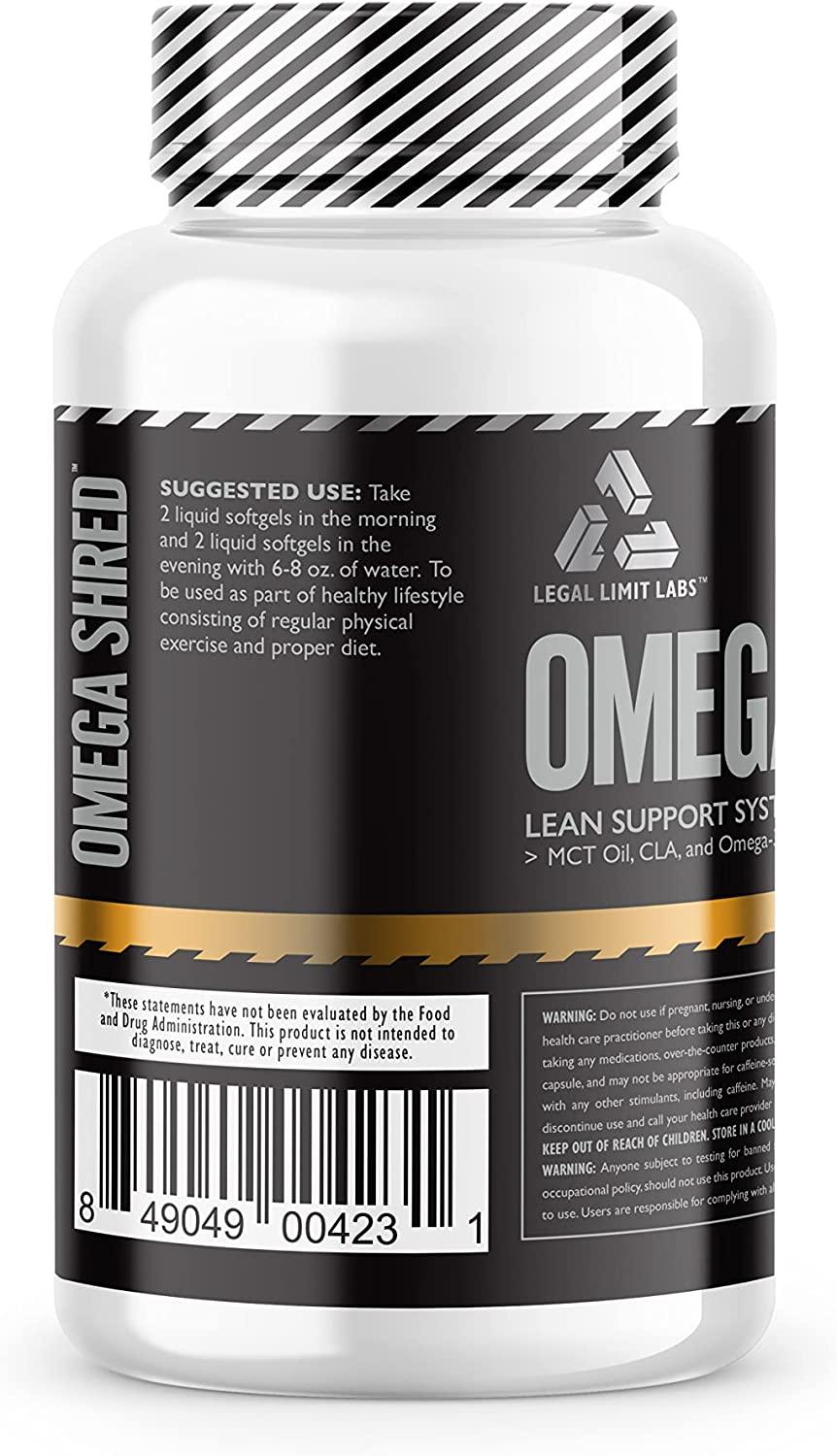 Legal Limit Labs Omega Shreds - MCT CLA DHA Supplement | Buy Now with ...