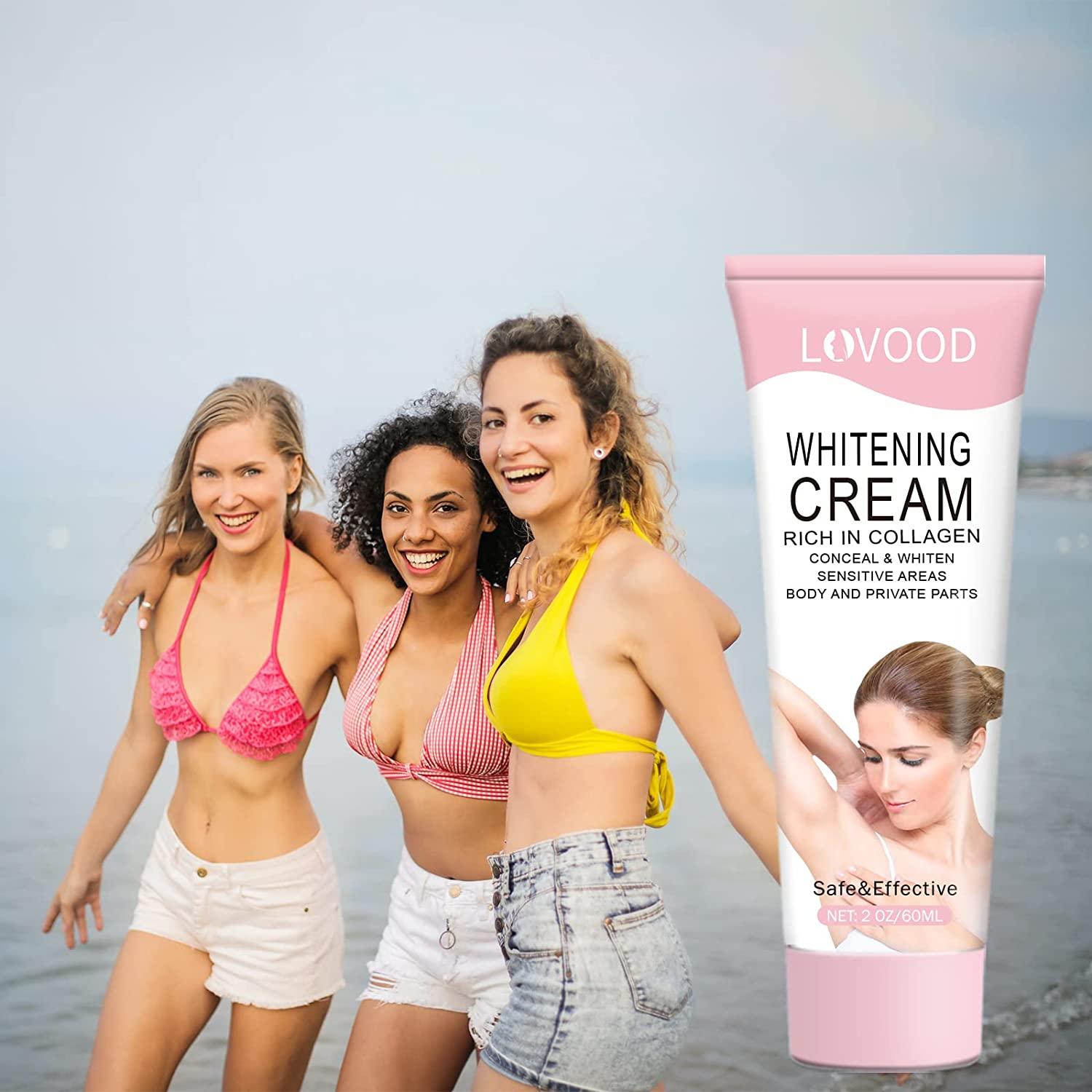 LOVOOD Dark Spot Corrector Cream - Underarm, Neck & Elbow Brightening Moisturizer (2.0 Fl Oz ...