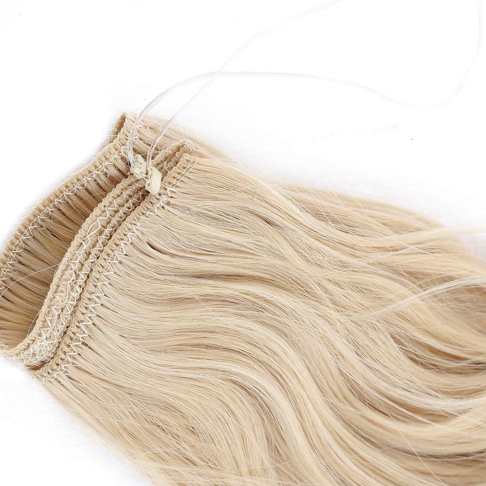 Shop Silk-Co Adjustable Rubber Band Hair Extensions - 50cm Golden ...