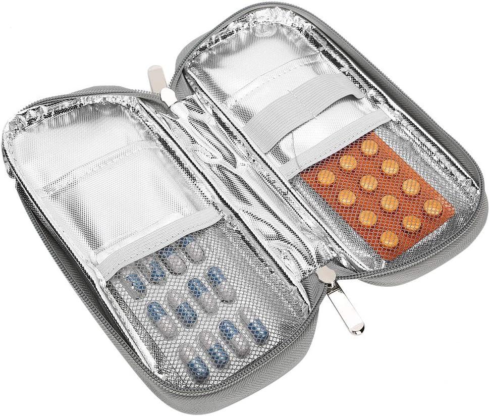 Insulin Cooler Bag Travel Case - Multi Layer Oxford Fabric Diabetic ...