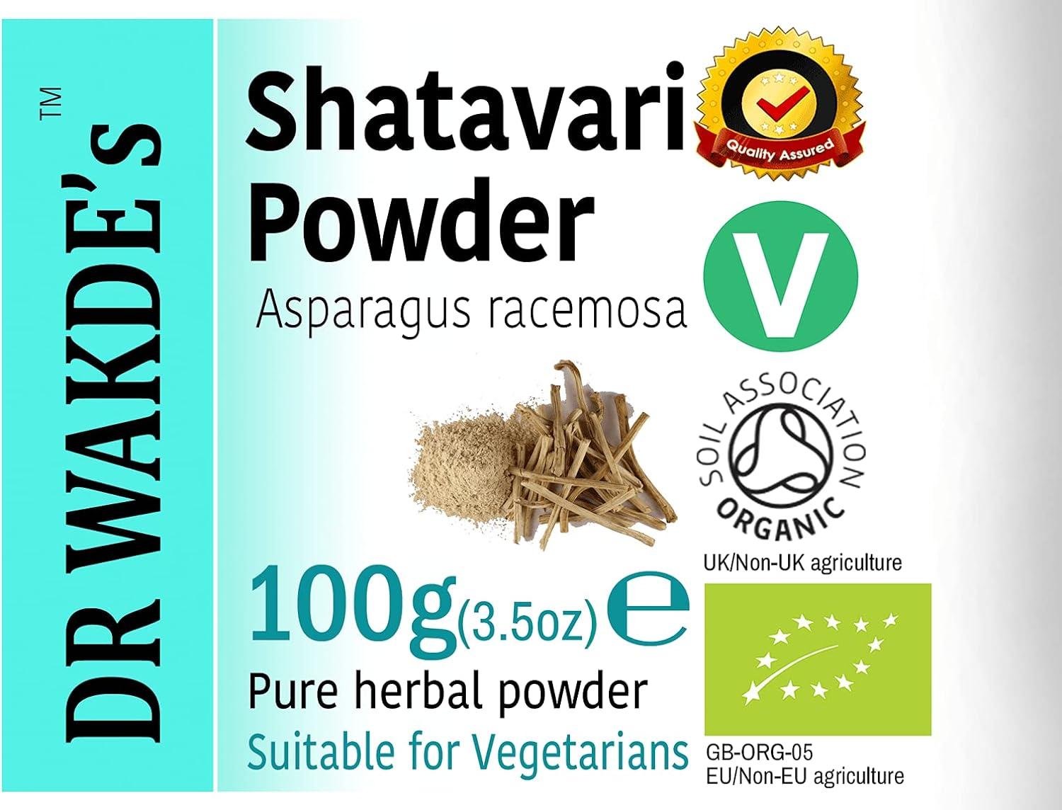 Organic Shatavari Powder - 100g | Pure Raw & Dried | Vegan Ayurvedic ...