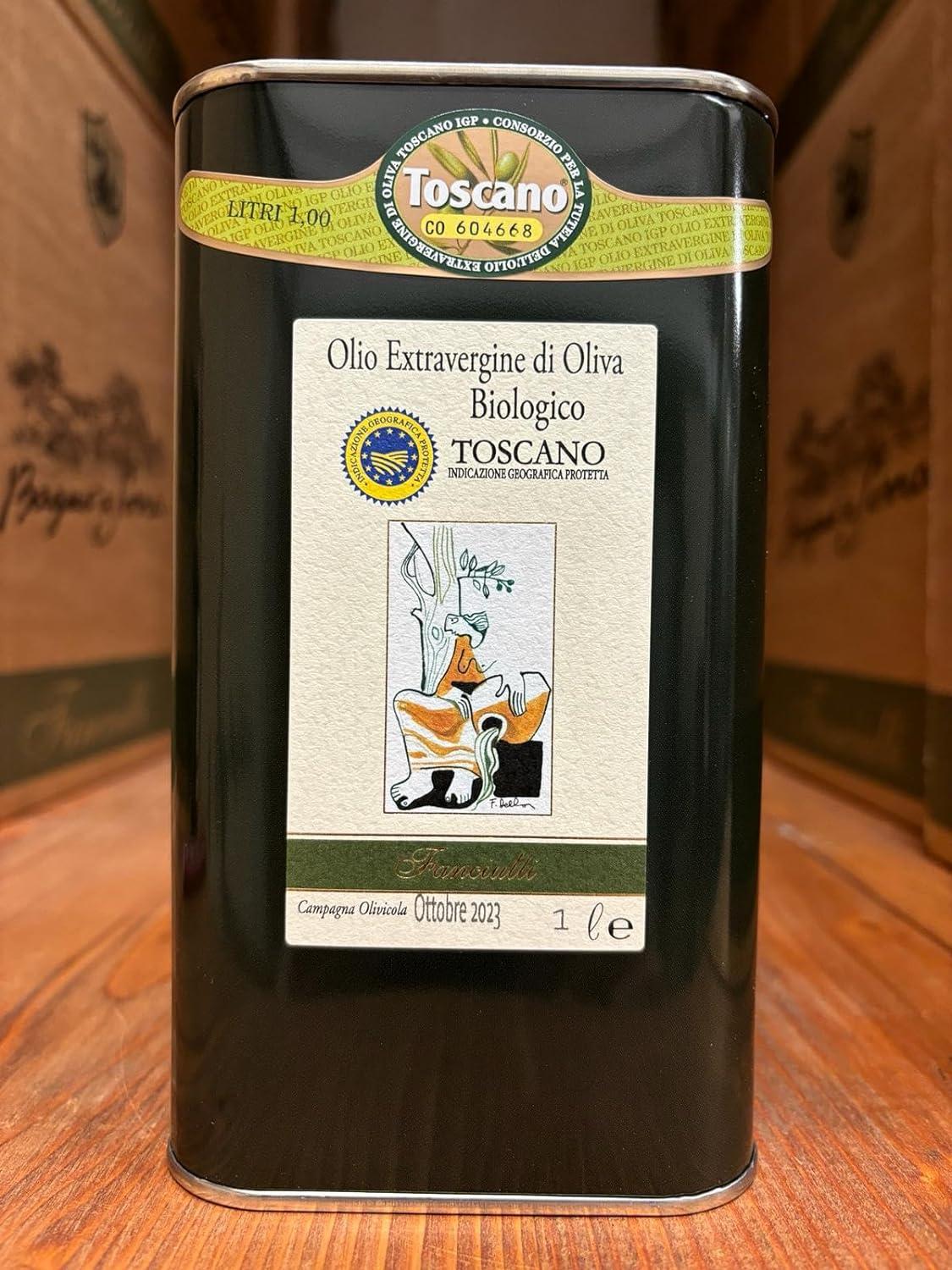 Oil Fanciulli-PGI Toscano-olive oil campaign 2023/2024-1L can | Buy Now ...