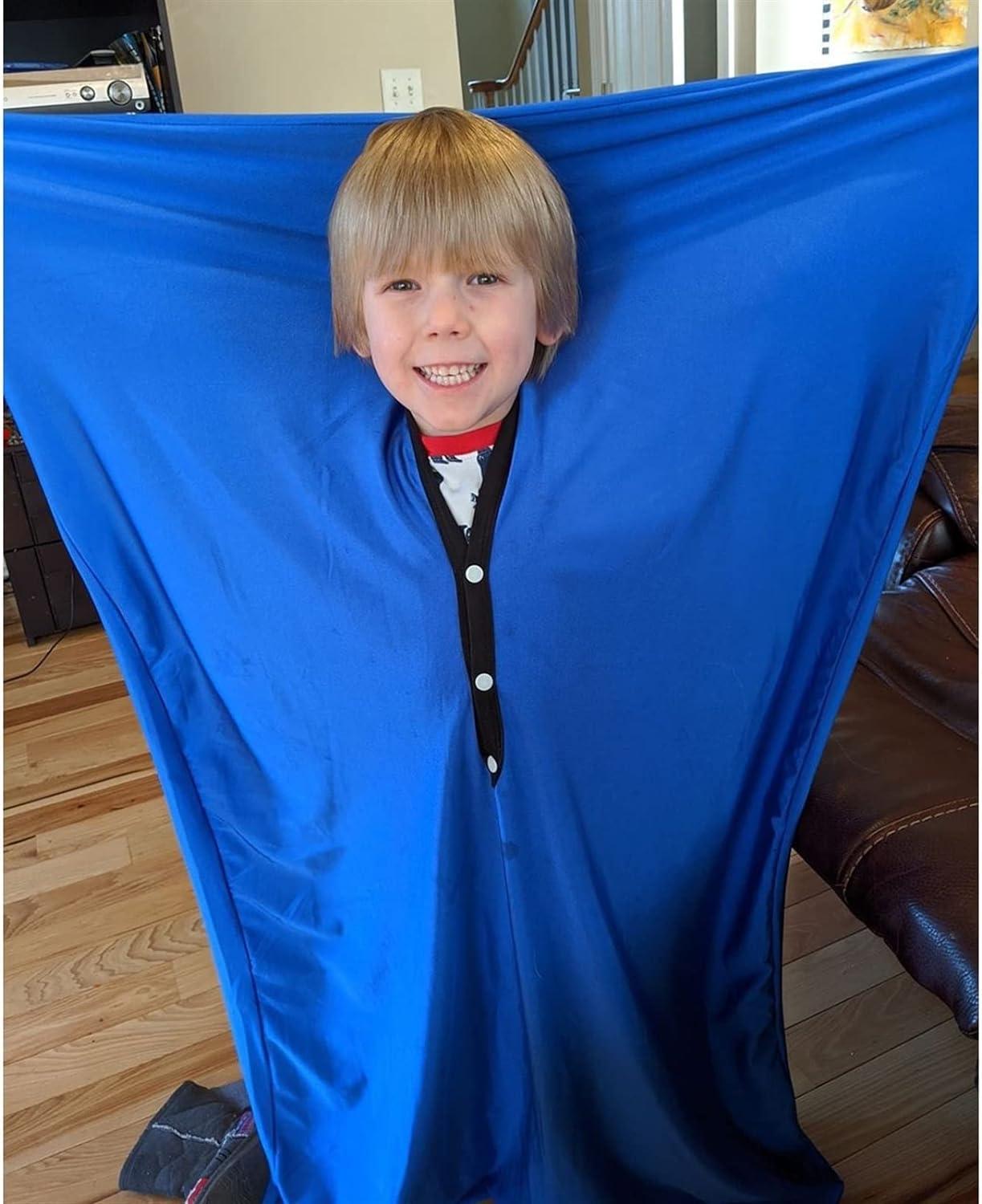 ZYUBOESO Sensory Body Sock for Kids - Red, Size Large | Stretchy Body ...