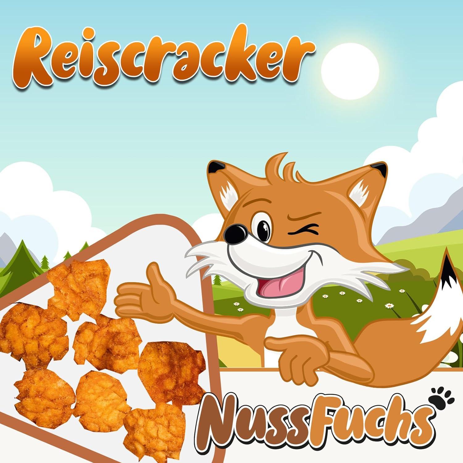 Buy Nut Fox Rice Crackers 500g - Spicy Chilli Flavor Crispy Asian Snack ...