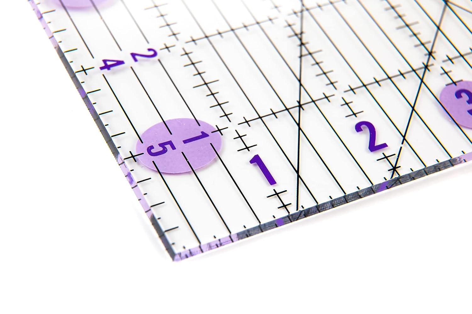 Quilted Bear Quilting Rulers - Transparent Acrylic Non-Slip Patchwork ...