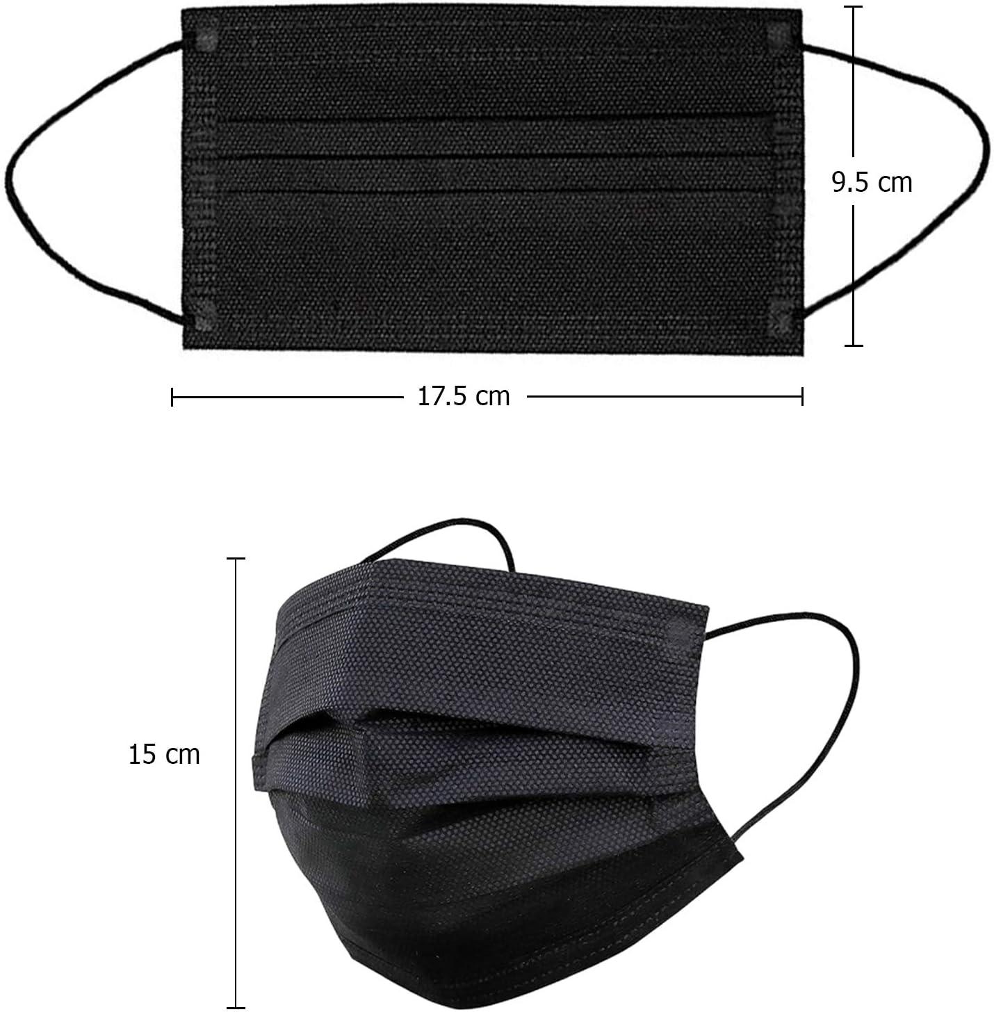 TBOC Disposable 3-Layer Hygiene Masks - 200 Soft Lightweight Breathable ...