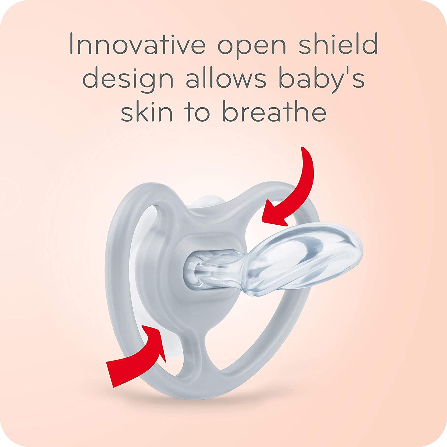 NUK Space Orthodontic Pacifiers 18-36 Months - 2 Pack for Kids - Cat ...