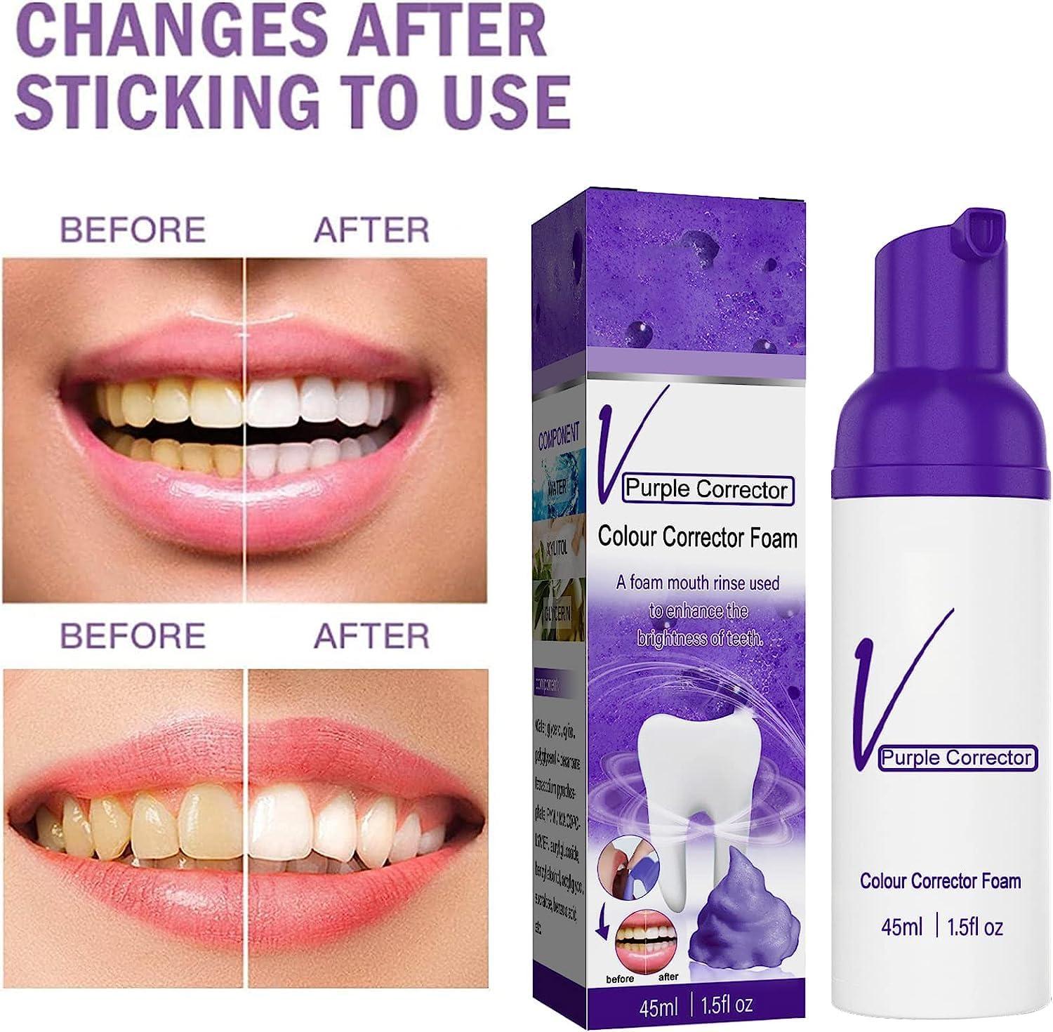 Buy V34 Purple Toothpaste for Whitening & Gum Repair | 45ml - Effective ...