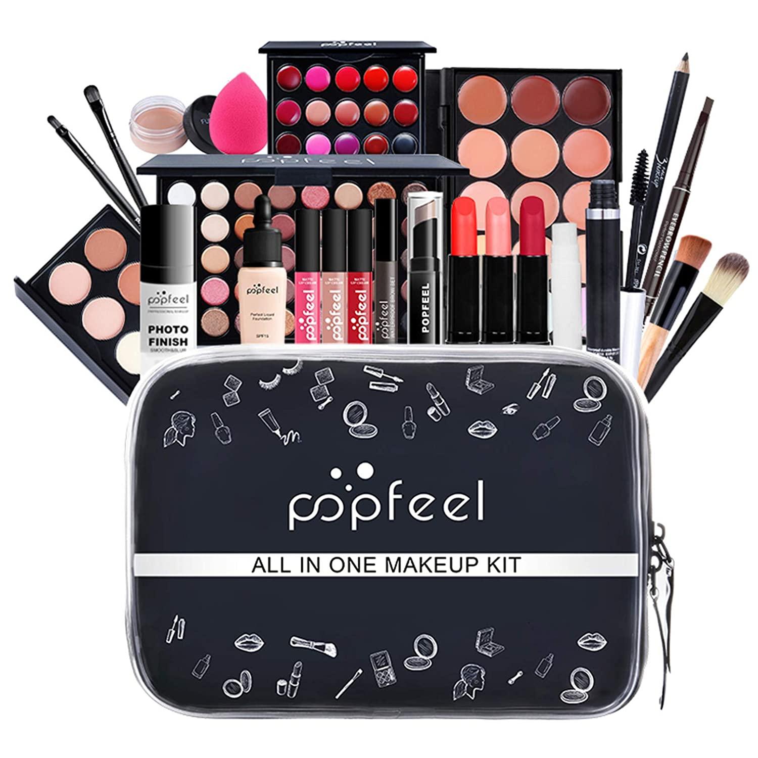 Joyeee All-in-One Makeup Gift Set - Complete Travel Makeup Kit for ...