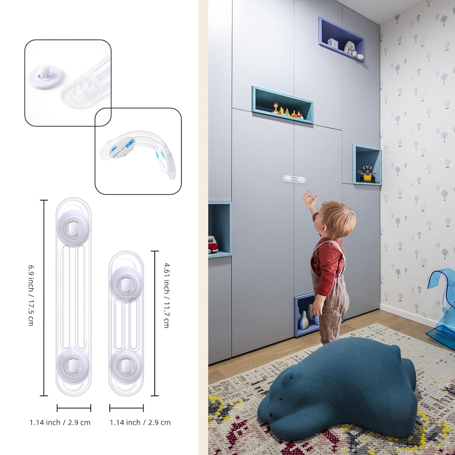 Shop Giantzhong 14-Piece Child Safety Lock Set - Drawer & Cupboard ...