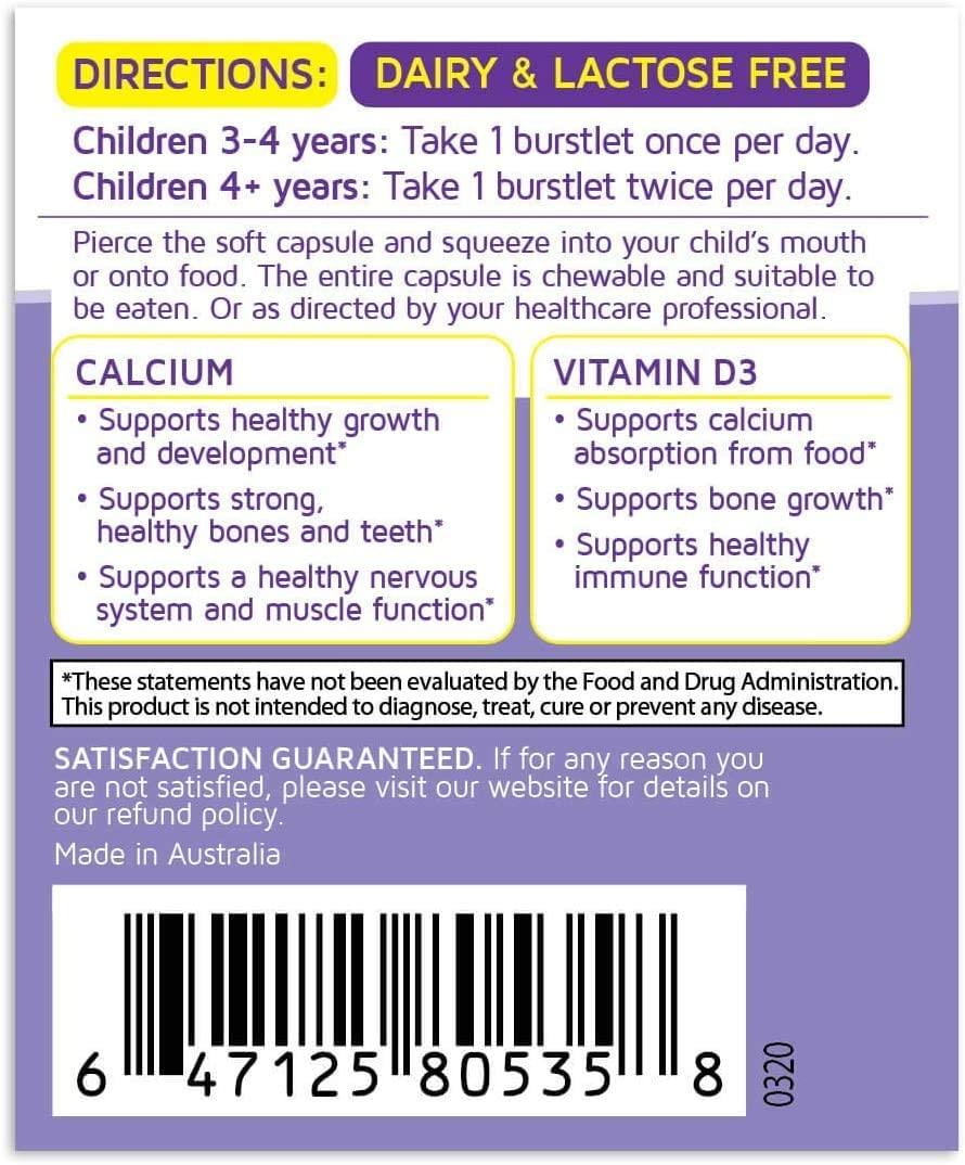 Real Health Kids Smart Calcium + D3 Chewables | 50 Count | Buy Now with ...