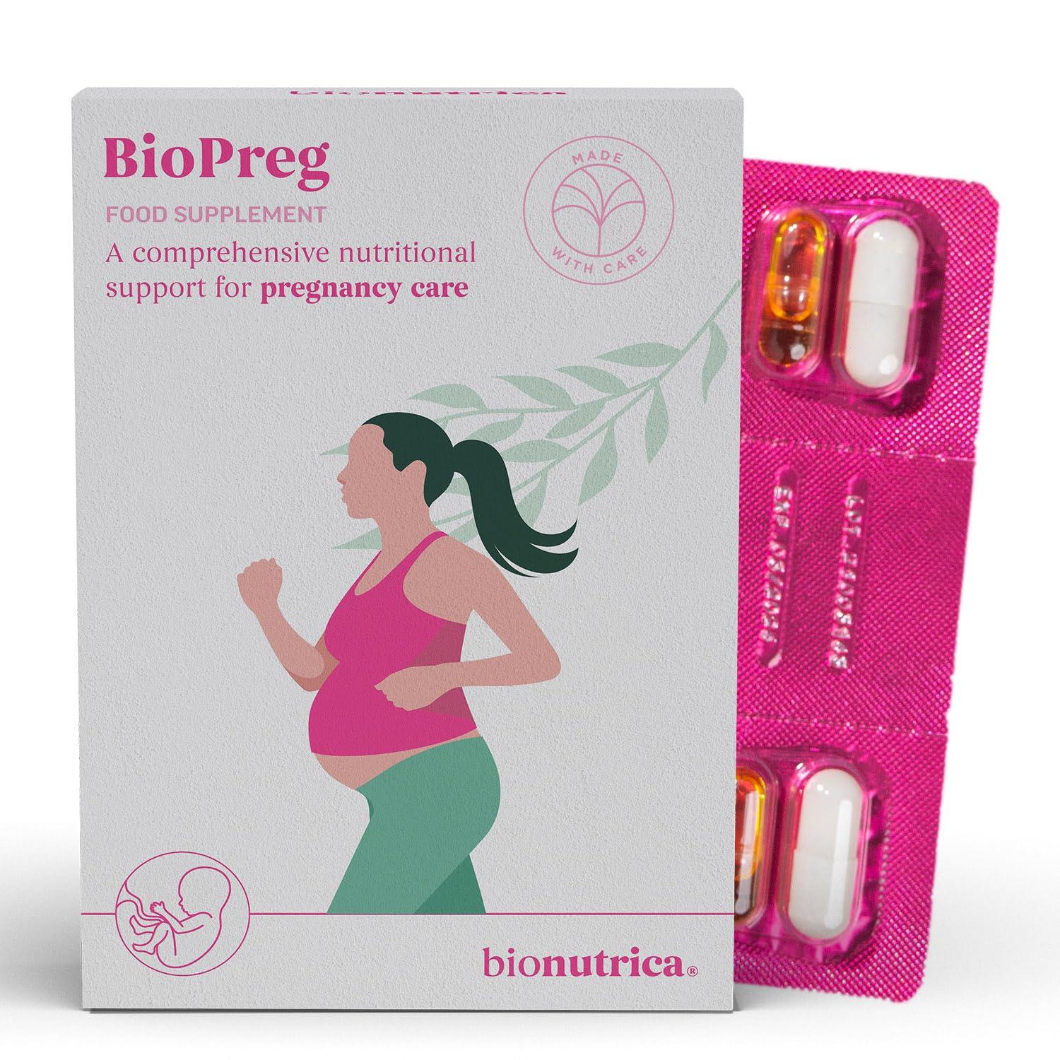 BioPreg Pregnancy Supplement - Multivitamins, Minerals, Omega 3, Folic ...