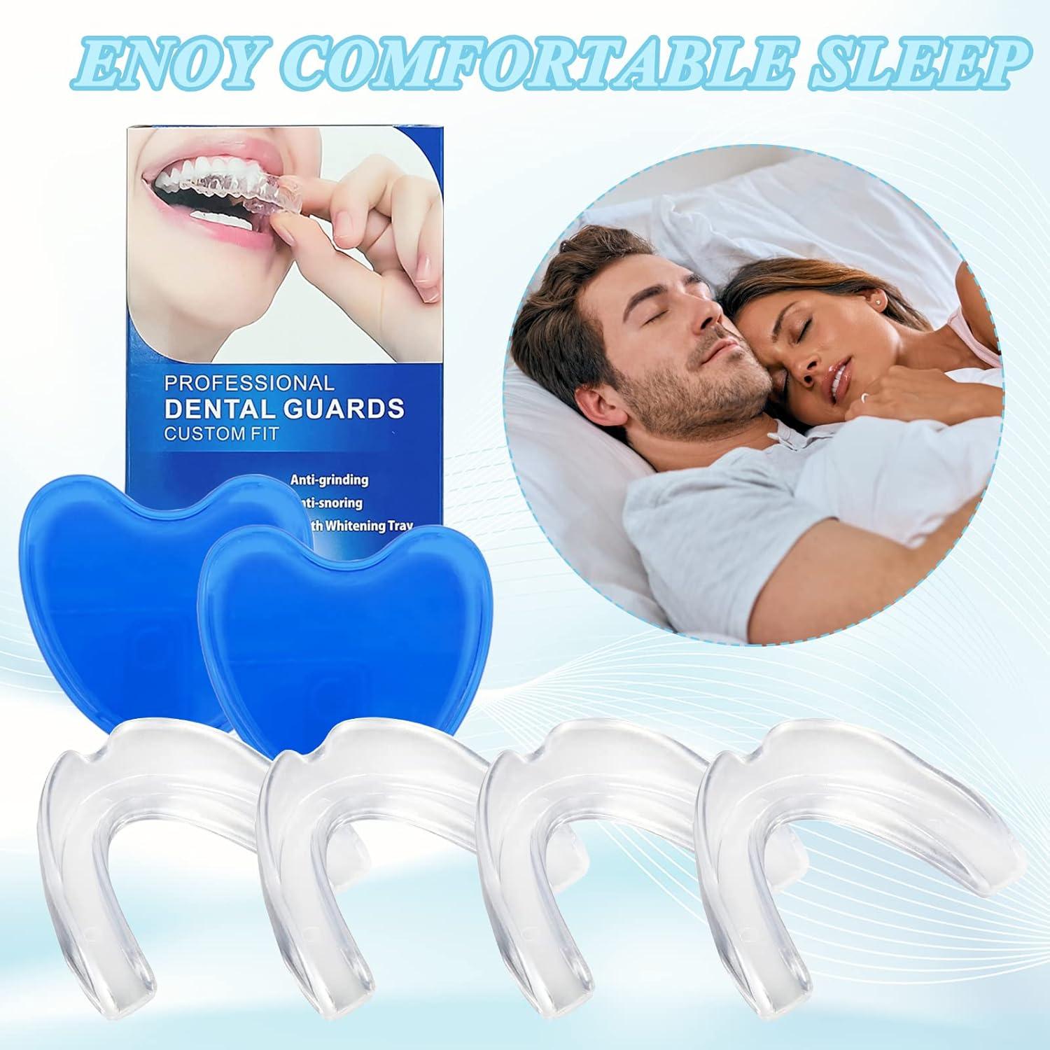 4-Piece Tooth Rail Crunch Set | Comfortable Nighttime Bite Protection ...