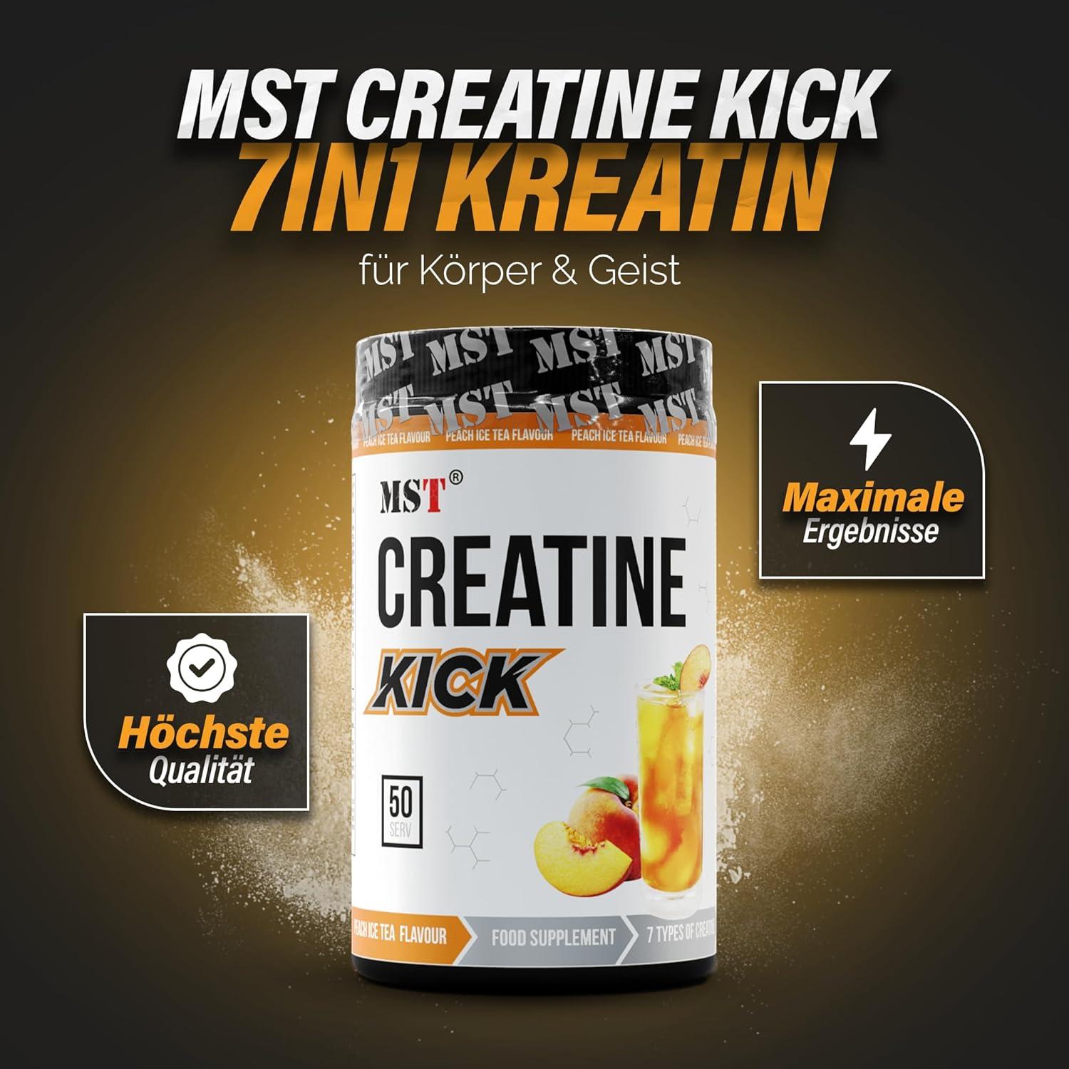 Buy Creatine Kick Powder - 7 Types of Creatine with Carbs & Citrulline ...