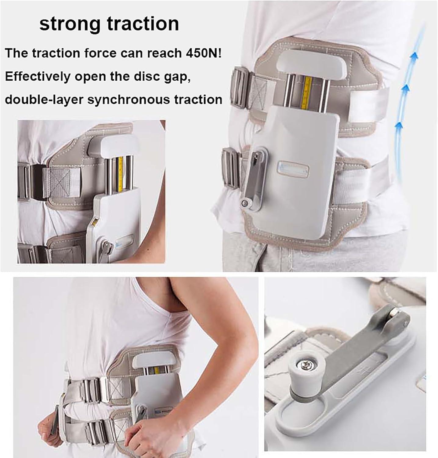 Buy Lumbar Spine Traction Device for Muscle Strain - Adjustable 450 N ...