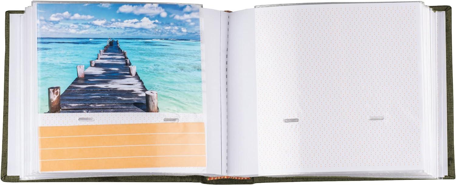 Linen Photo Album for 6x4 Photos - 100 Slip-In Pockets | Sturdy & Long ...