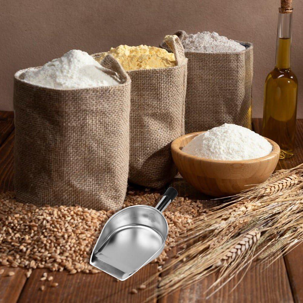 Stainless Steel Dustpan with Handle Metal Dust Pans Food Grade Mini ...