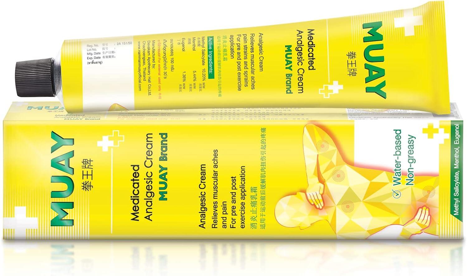 Namman Muay Thai Boxing Cream Analgesic Balm Massage Relief Ache 100g ...