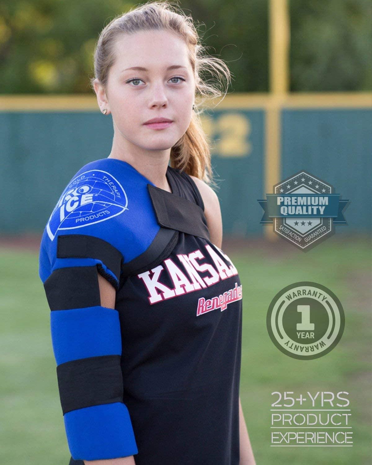 Pro Ice PI220 Youth Shoulder-Elbow Cold Therapy Wrap - Ice Insert Set ...