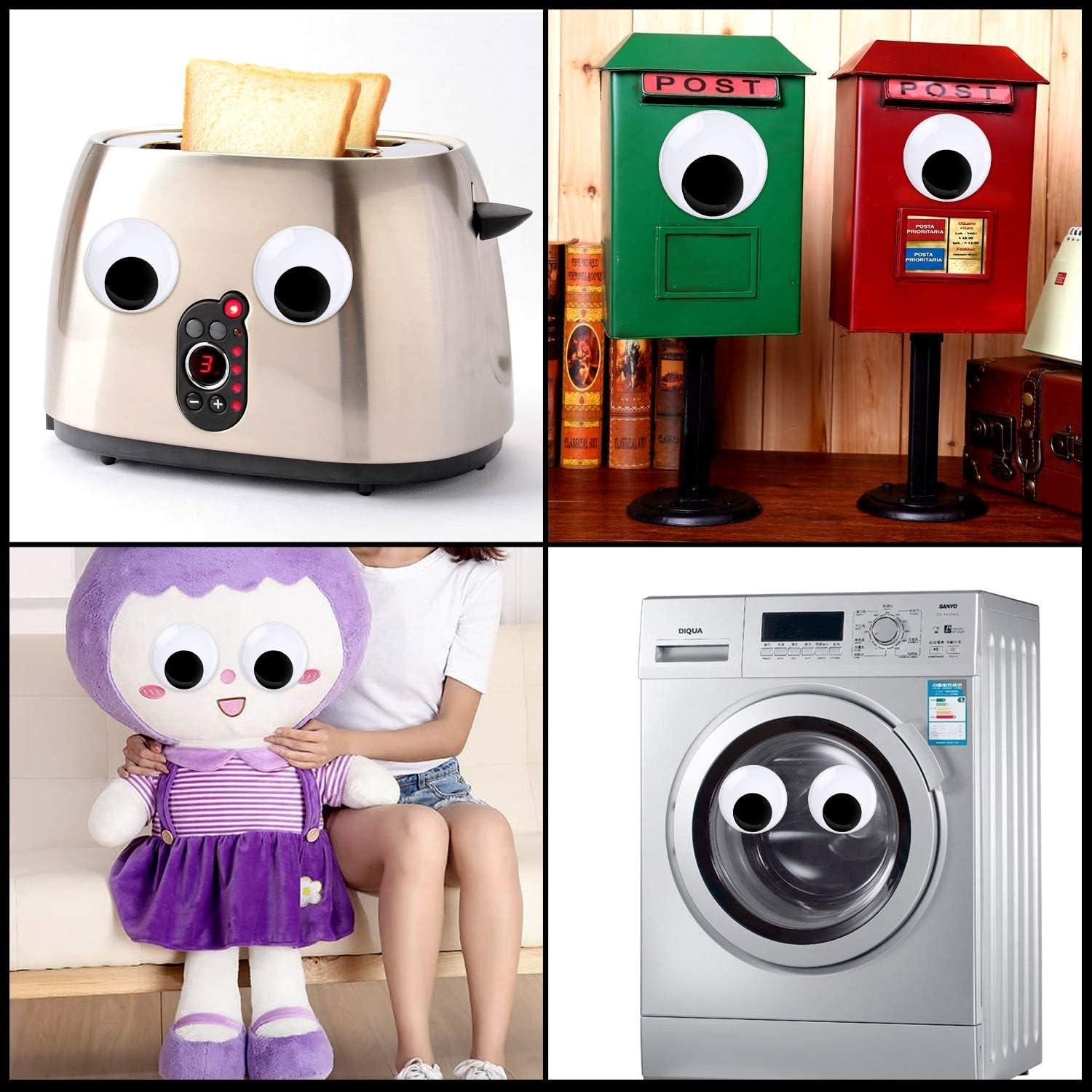 16PCS Giant Googly Eyes - 4 Inch, 3 Inch, 2 Inch - Self Adhesive ...