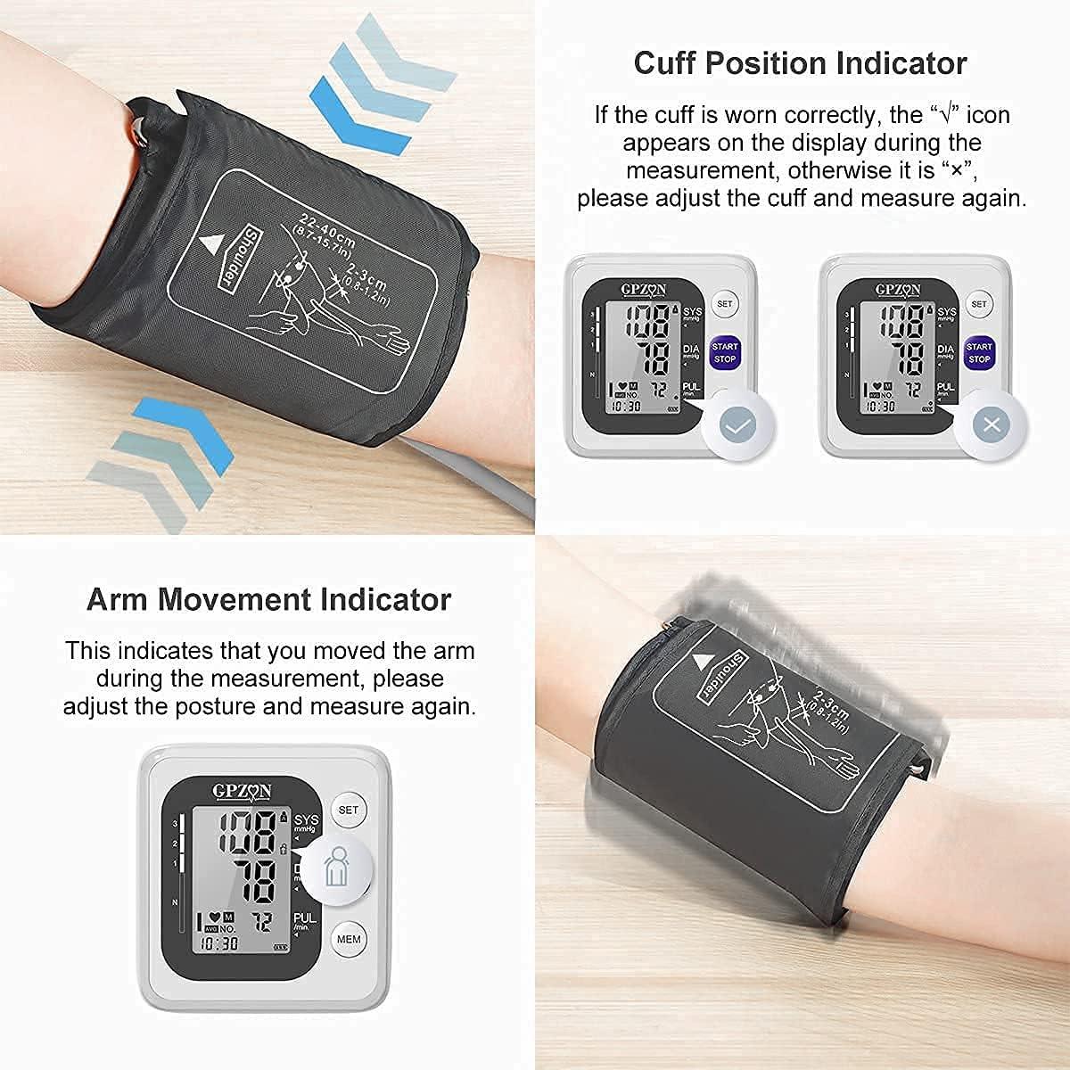 Digital Upper Arm Blood Pressure Monitor with Irregular Heartbeat ...