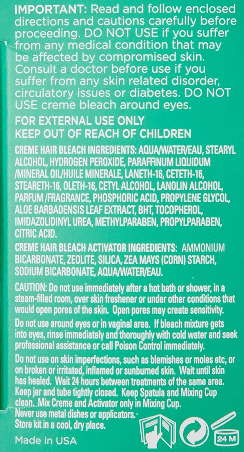 Sally Hansen Creme Hair Bleach For Face (6 Pack) - Gentle Facial ...