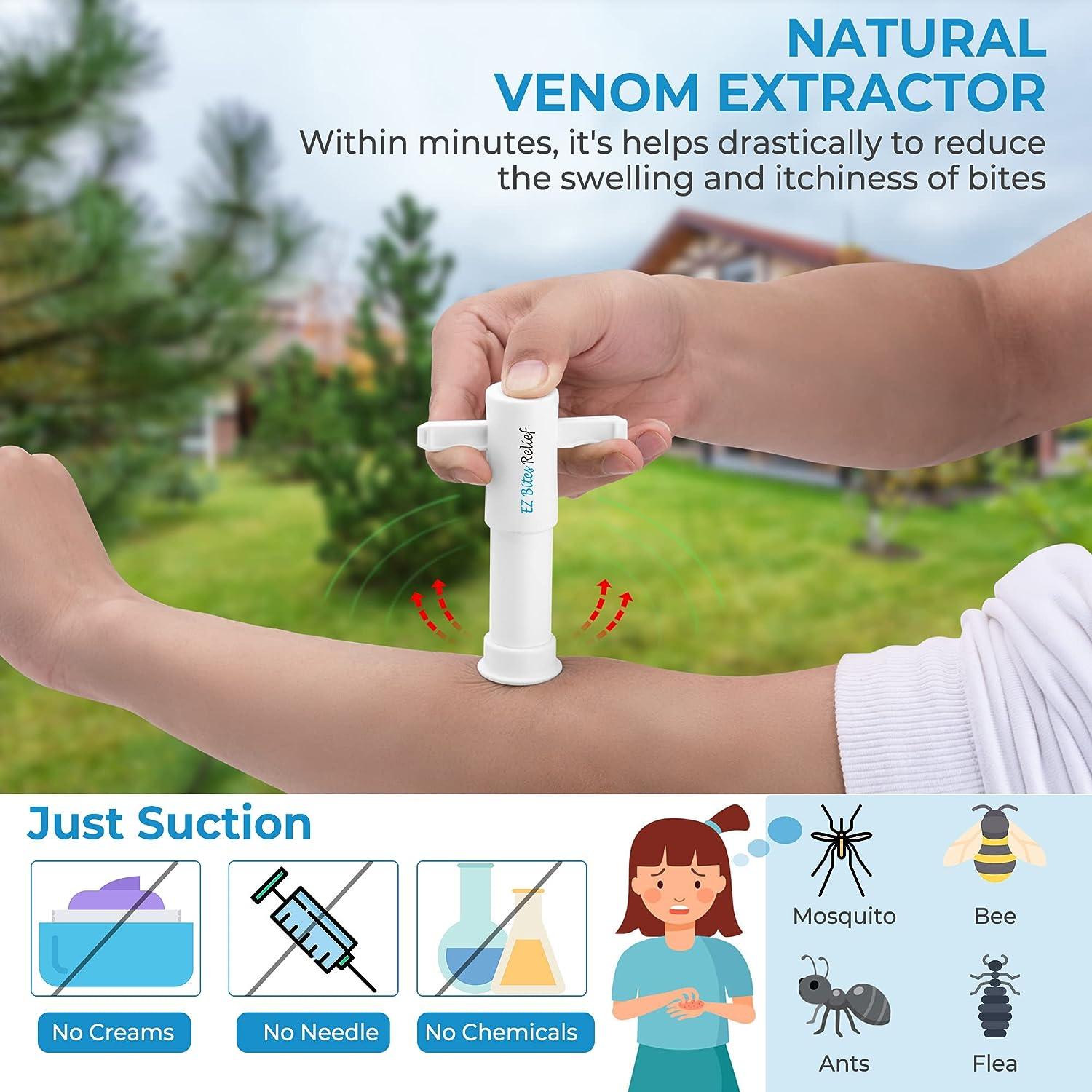Bug Bite Relief Suction Tool 2-in-1 | Fast Itch Relief for Bee Sting ...