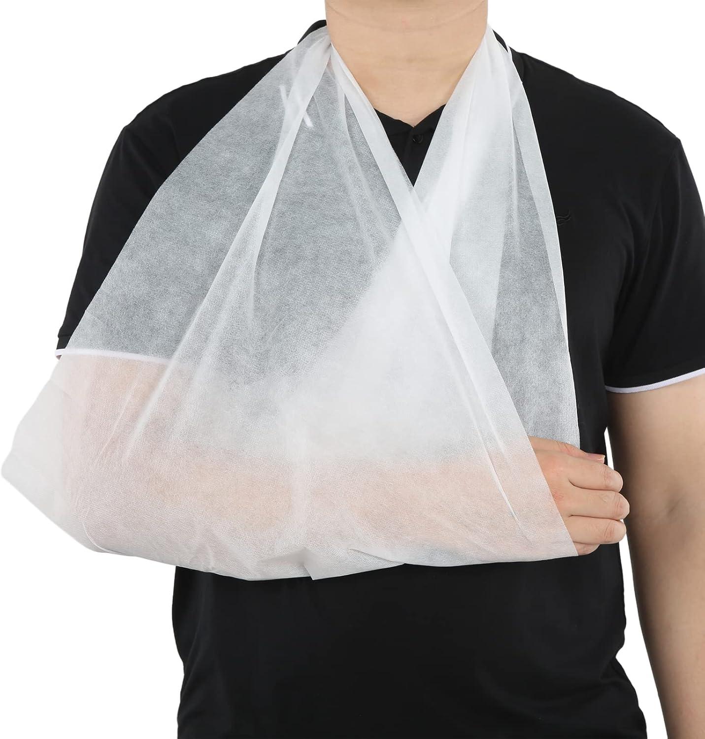 Triangle Bandage - 10pcs Medical Emergency Non Woven Fixation Bandage ...