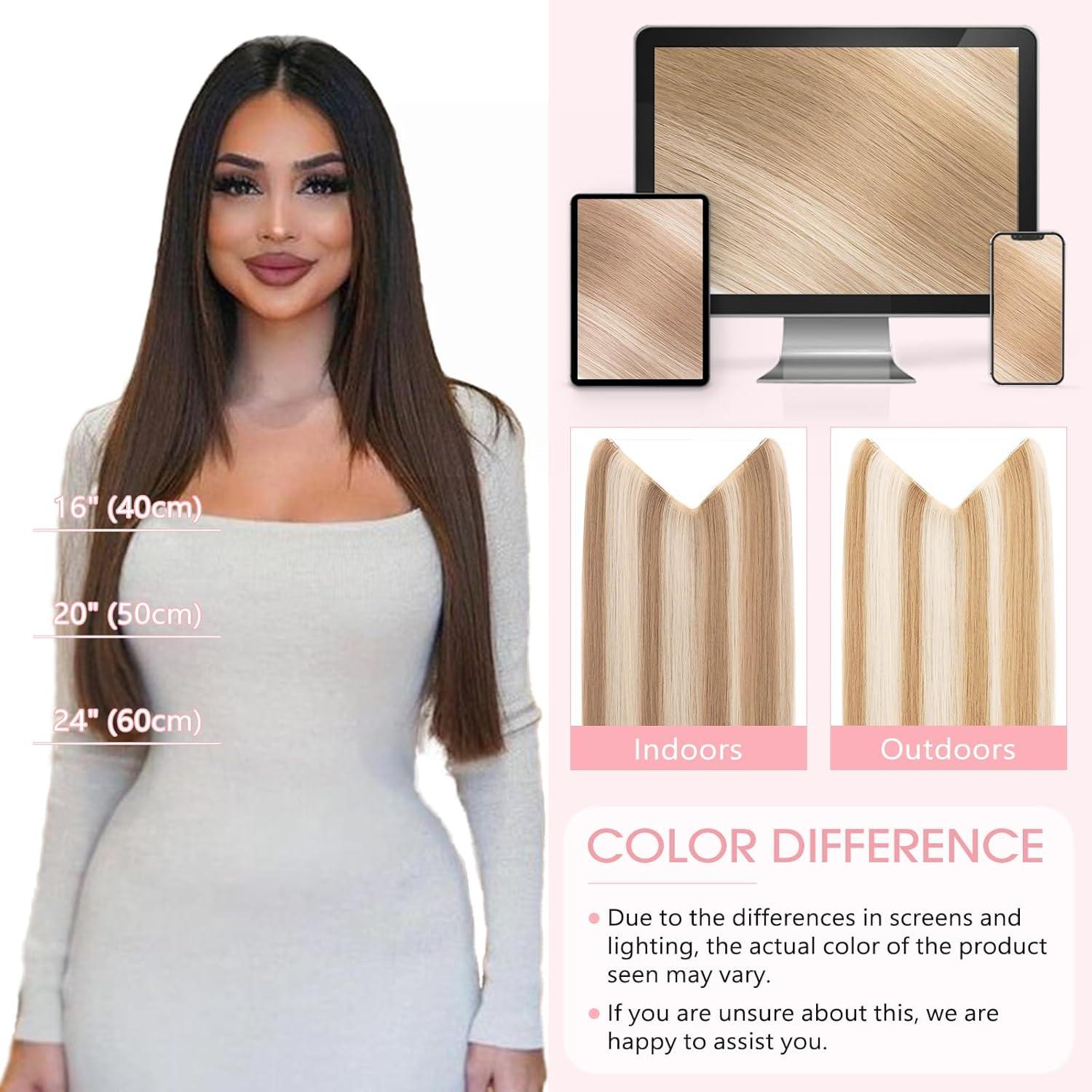 Silk-Co 40cm Hair Extensions | Adjustable Smooth Synthetic Extensions ...