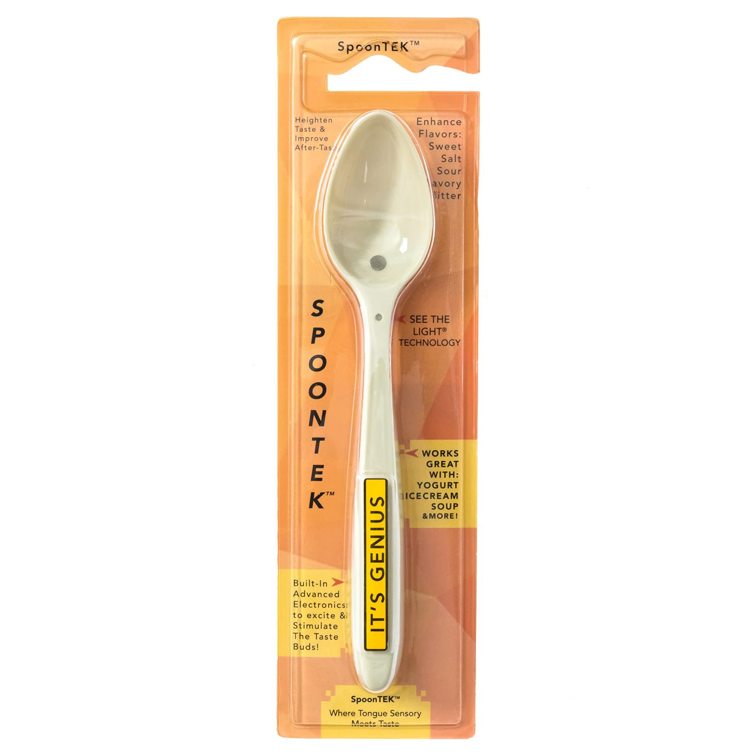 SpoonTEK Taste-Enhancing Spoon - Beige | Elevate Your Culinary ...