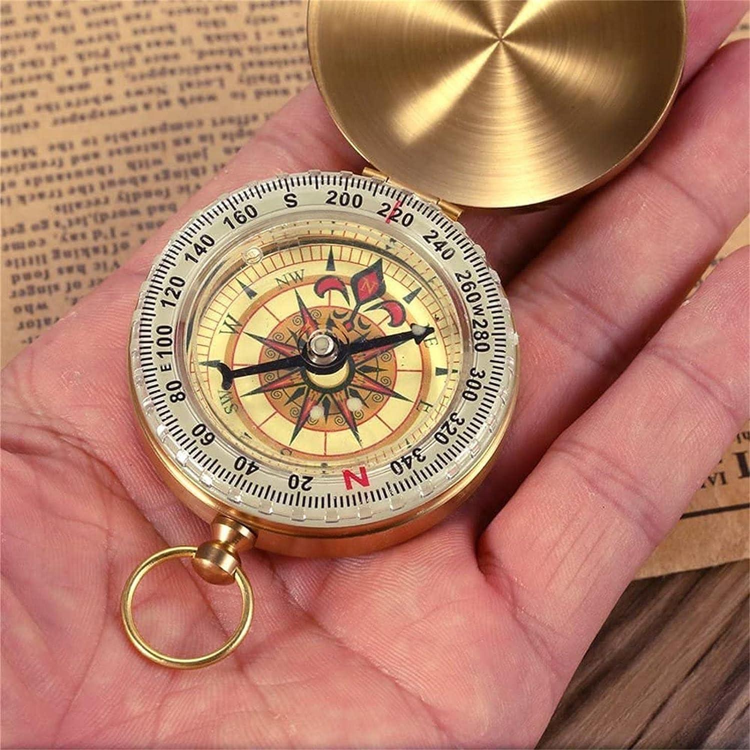 Camping Survival Compass Glow in The Dark Military Compass Survival ...