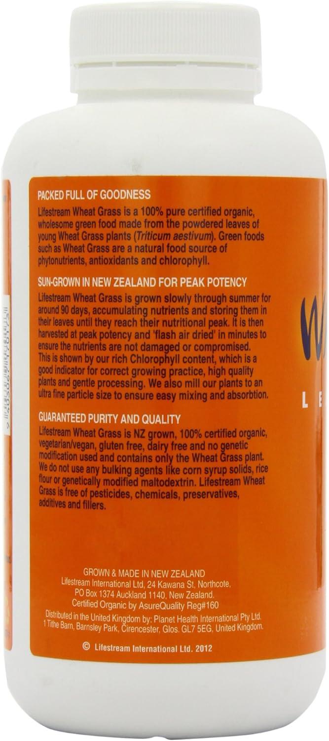 Lifestream Organic Wheat Grass Powder 250g - Pure and Powerful ...