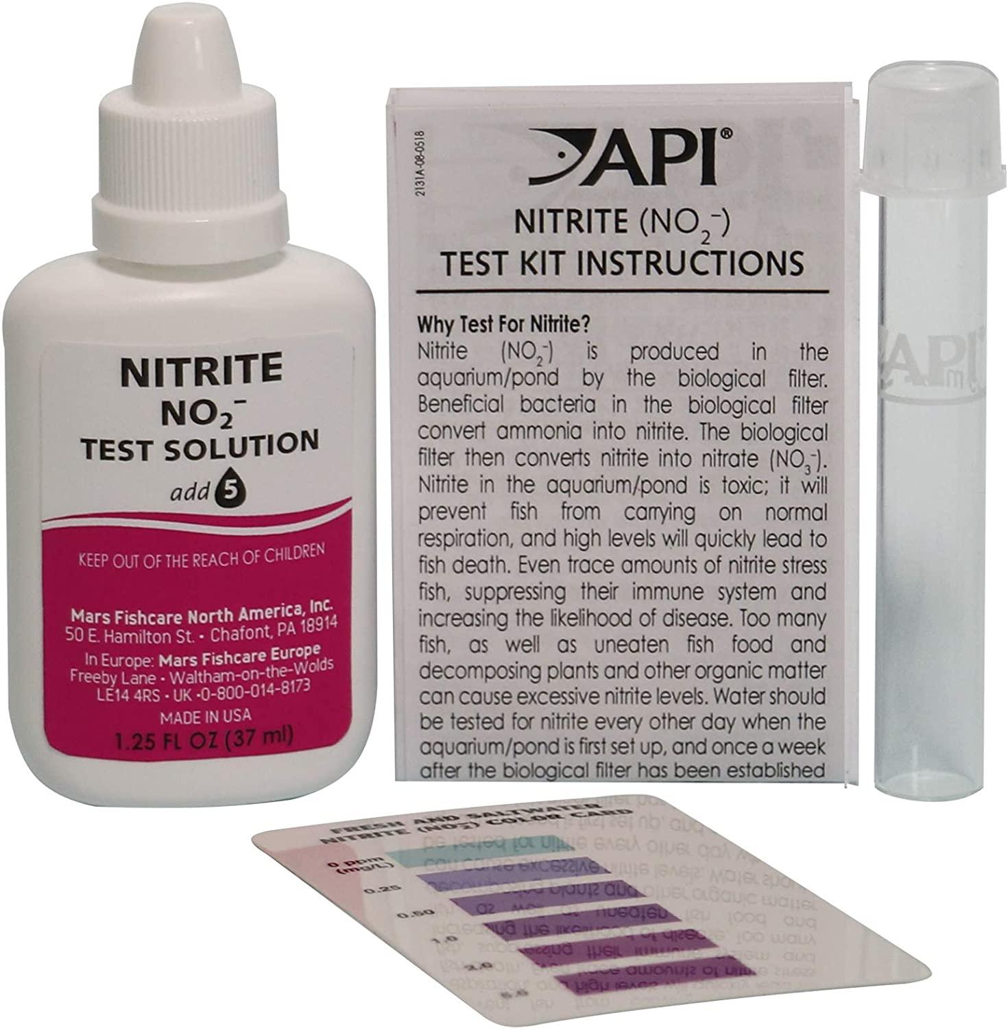 API Nitrite Test Kit - 180-Test Freshwater & Saltwater Aquarium Test ...