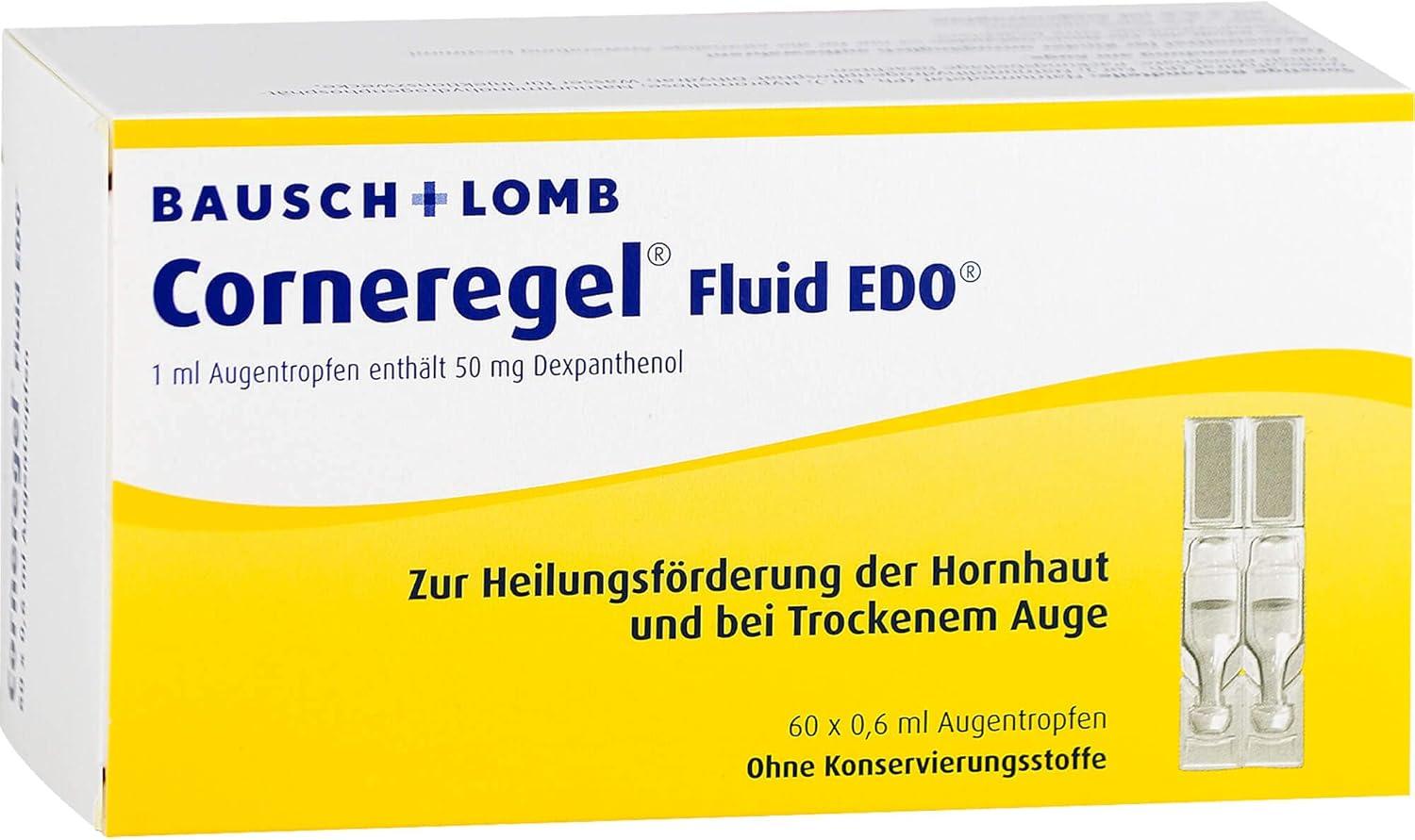CORNEREGEL Fluid EDO Eye Drops 36 ml - Soothing Relief for Dry Eyes ...