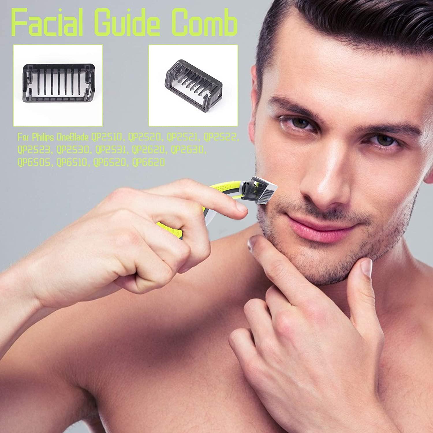 Philip OneBlade Guide Comb Set (1235 MM) - 8 Piece Body Hair Guards for ...