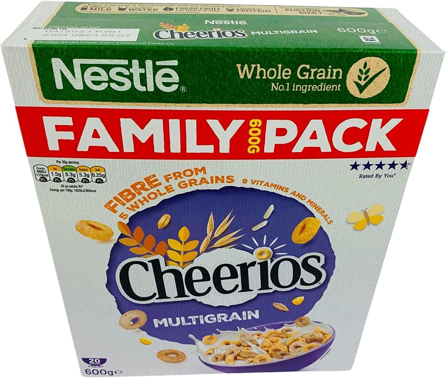 Cheerios Family Pack 2 x 600g Multigrain TOMIDEALS Edition | Breakfast ...