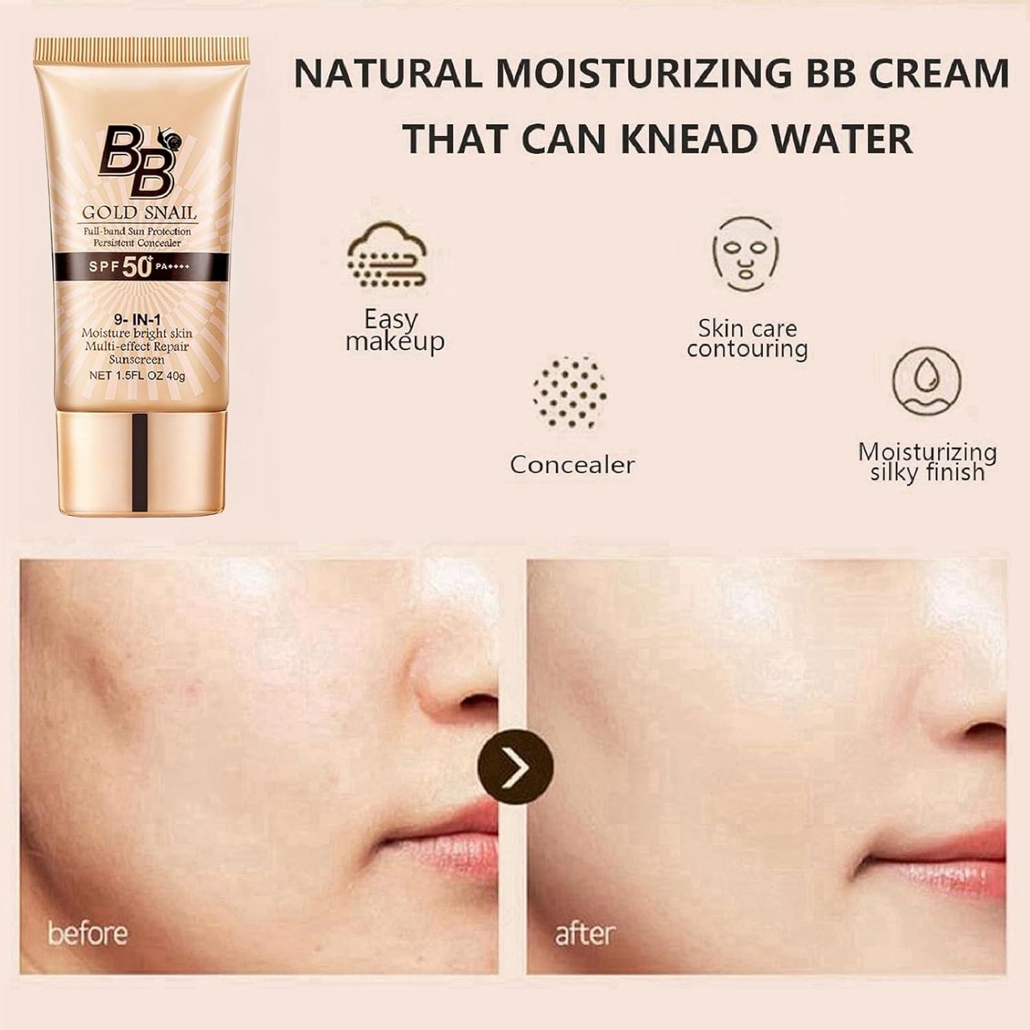 Gold Snail BB Cream Tinted Moisturiser SPF50+ for Women - Medium ...