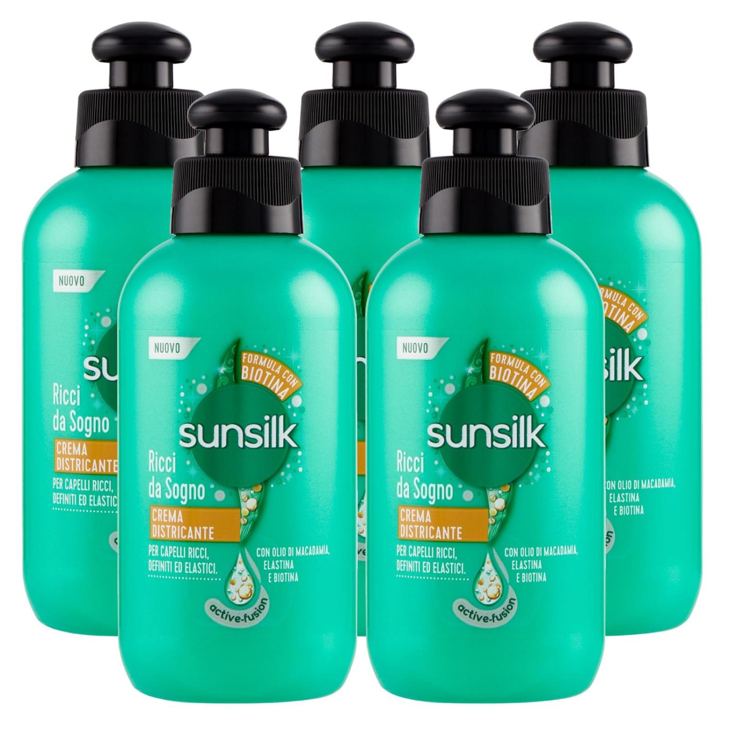 Buy Sunsilk Dream Curls Detangling Cream - 5x200ml for Curly Hair 24 ...