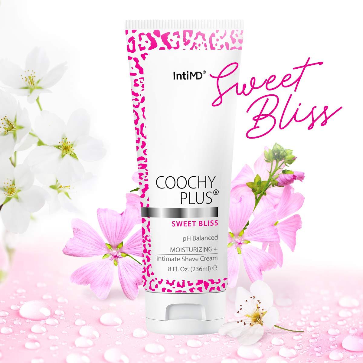 Coochy Plus Sweet Bliss Shaving Cream 8oz - Rash-Free Moisturizing ...