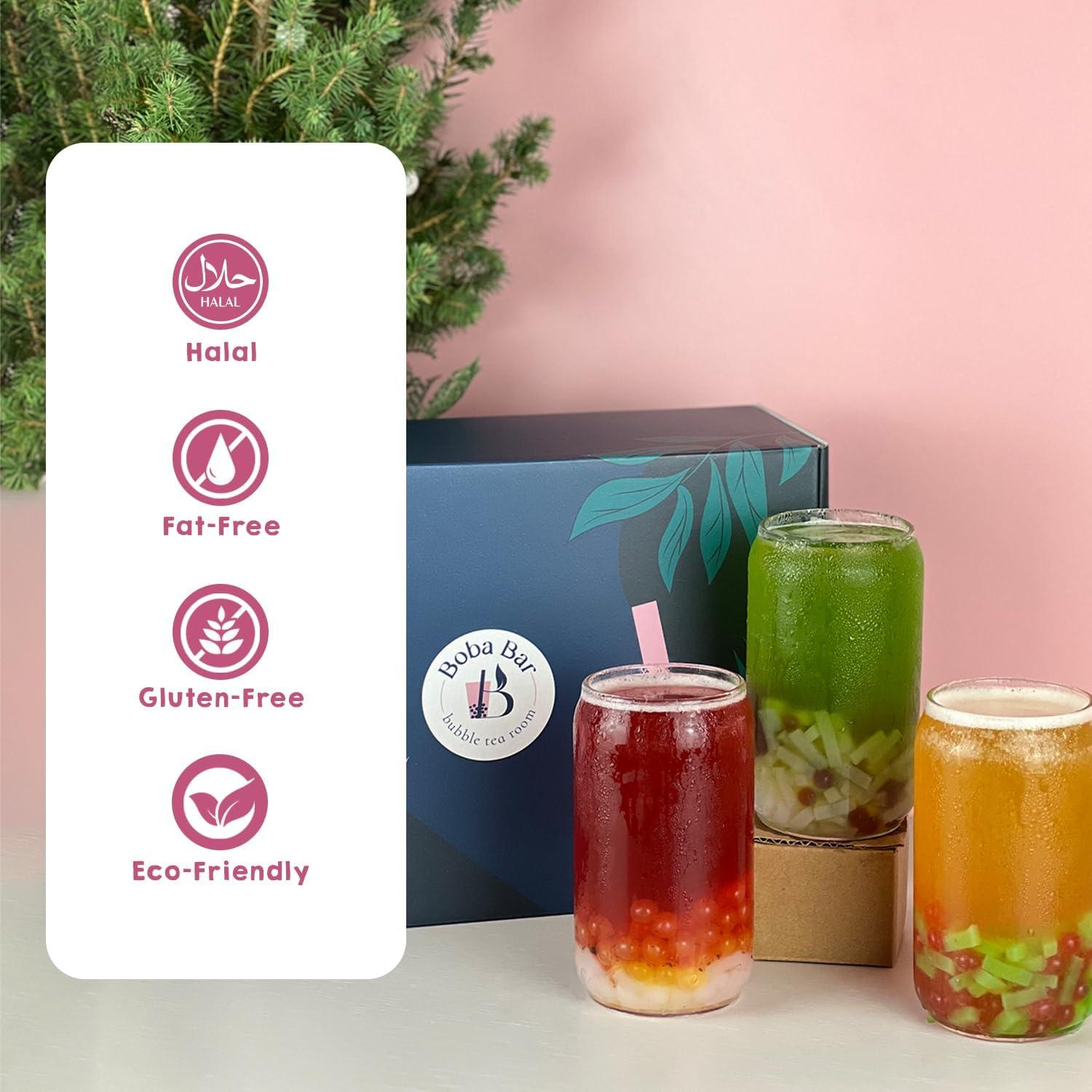 Boba Bar London | Coral Reef Mixed Bubble Tea Kit | 4 Mixed Tea ...