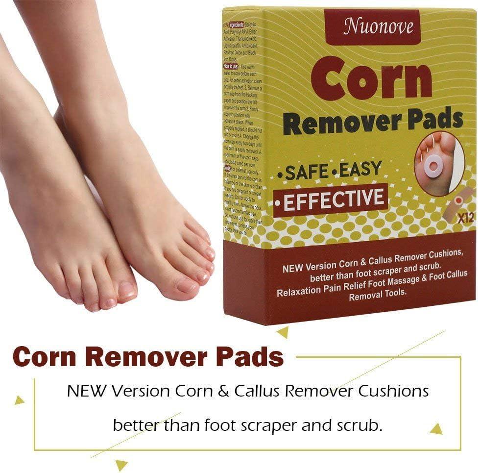 Corn Removal Pads with Hole - 12 Medicated Pads for Effective Corn ...