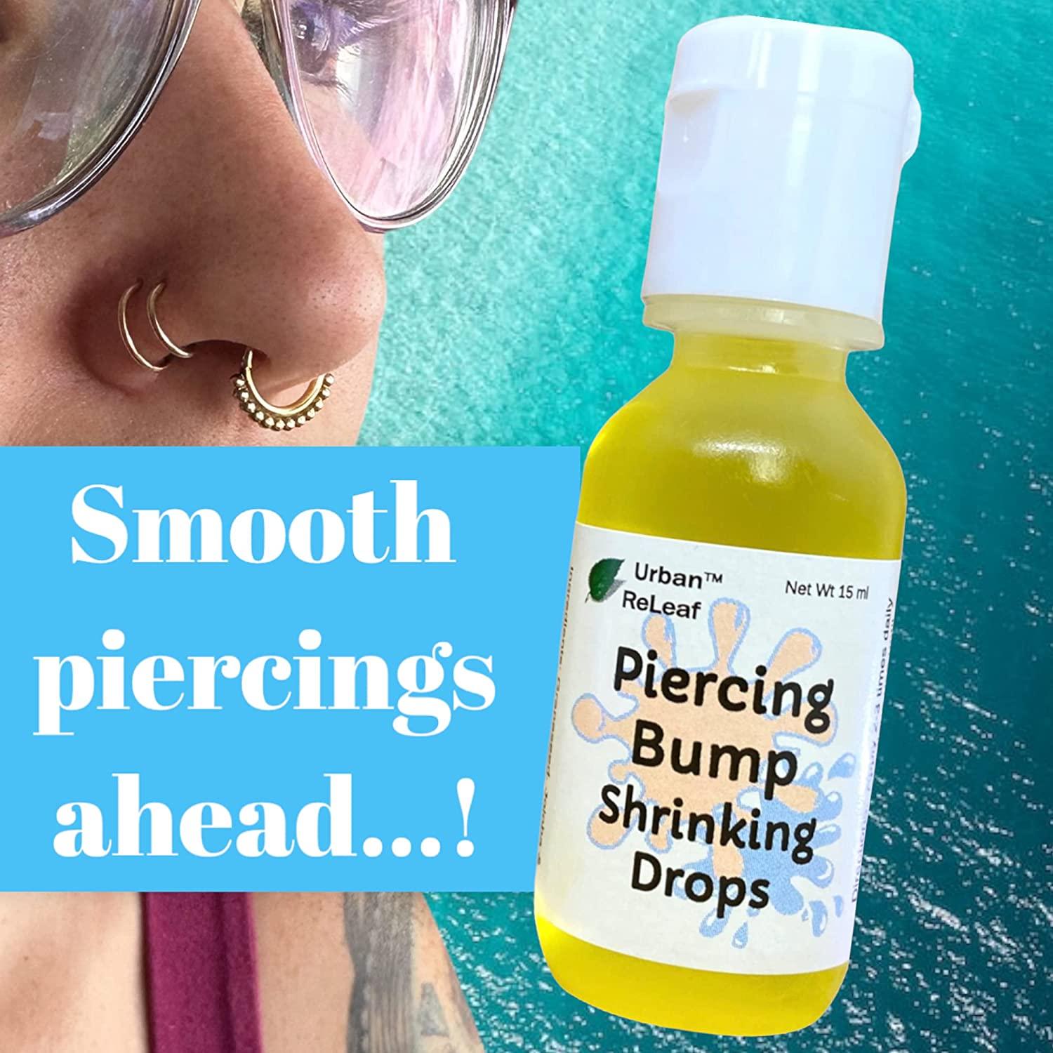 Urban ReLeaf Piercing Bump Shrinking Drops - 100% Natural Aftercare ...