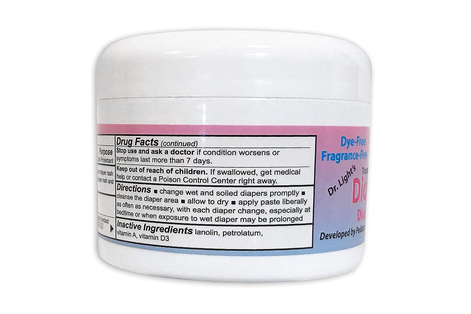 DiaperDerm 8oz All-Natural Pediatrician Formulated Diaper Rash Cream ...