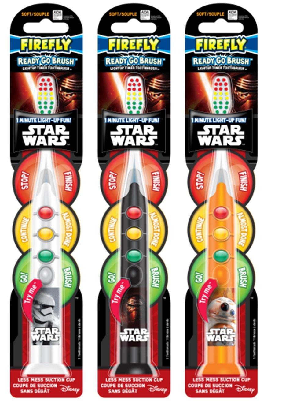 Firefly Star Wars Soft Toothbrush with Suction Cup - 1 Pack (Color may ...