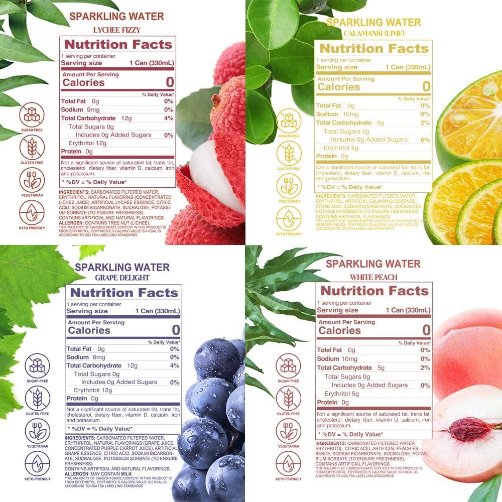 CHI FOREST Variety Pack Sparkling Water | Buy Now with Express ...