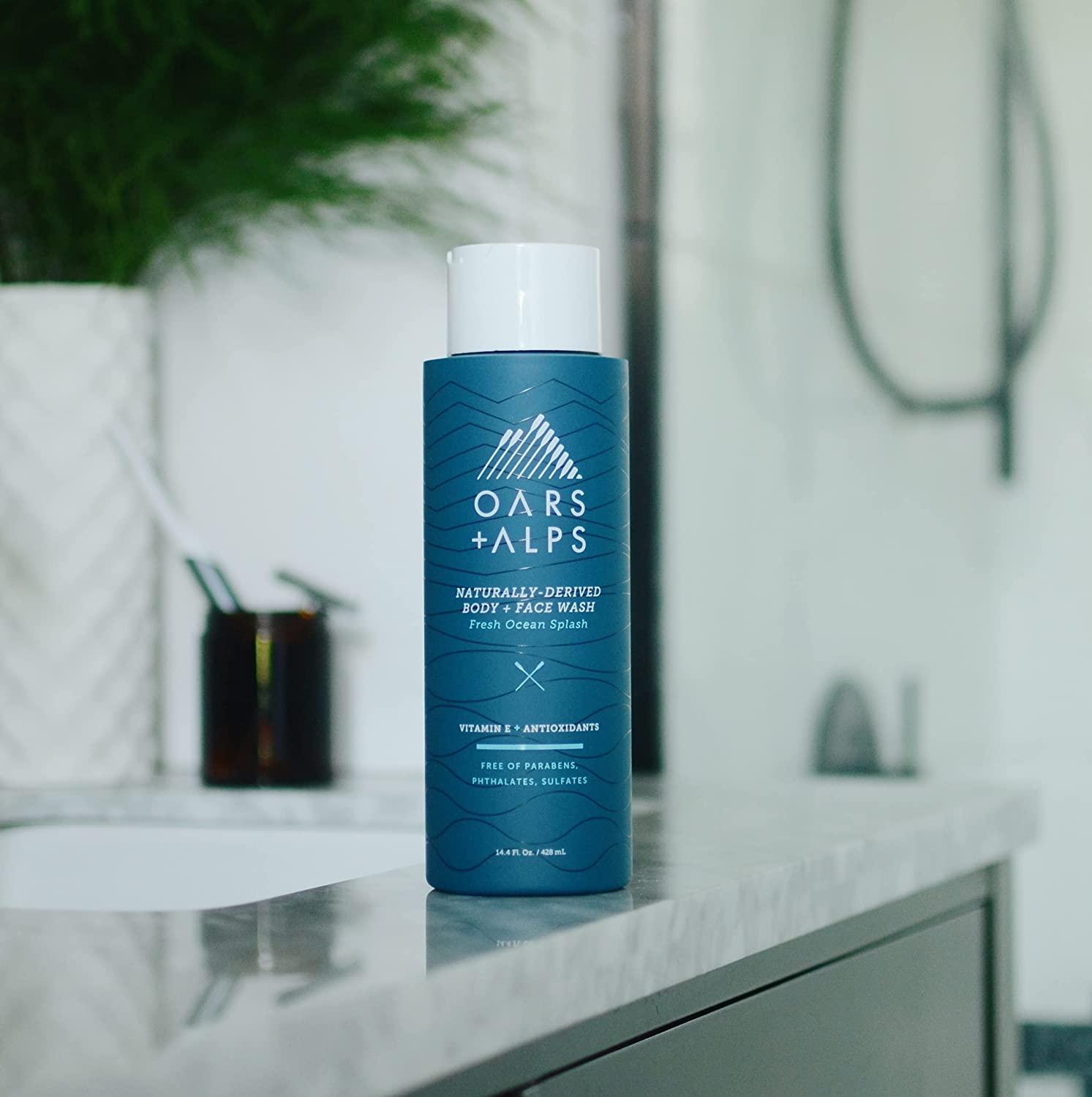 Oars + Alps Mens Body and Face Wash | Vitamin E Infused Skincare ...