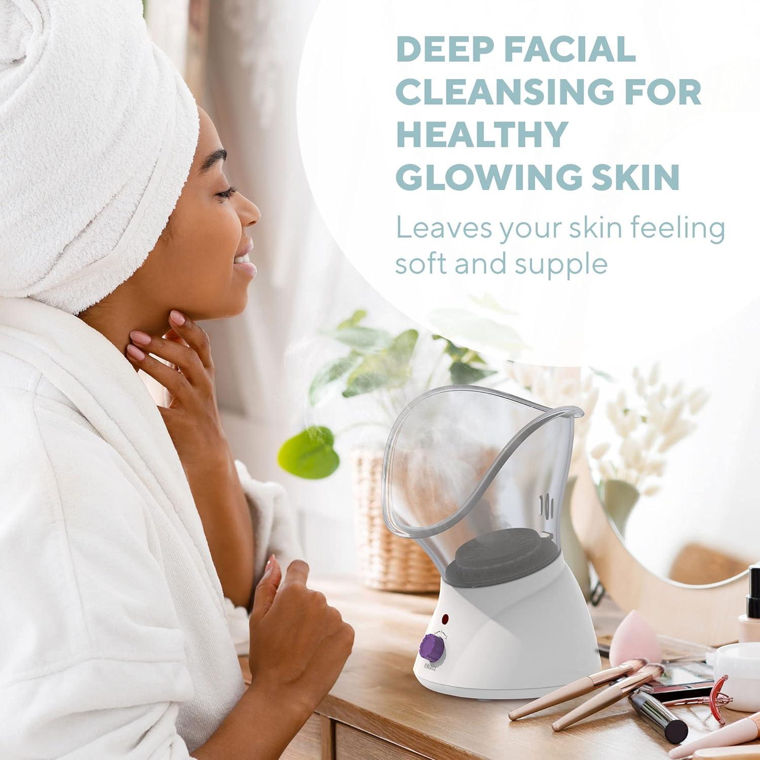 Homedics Revitalising Facial Spa - Face Steamer for Deep Face Cleaning ...