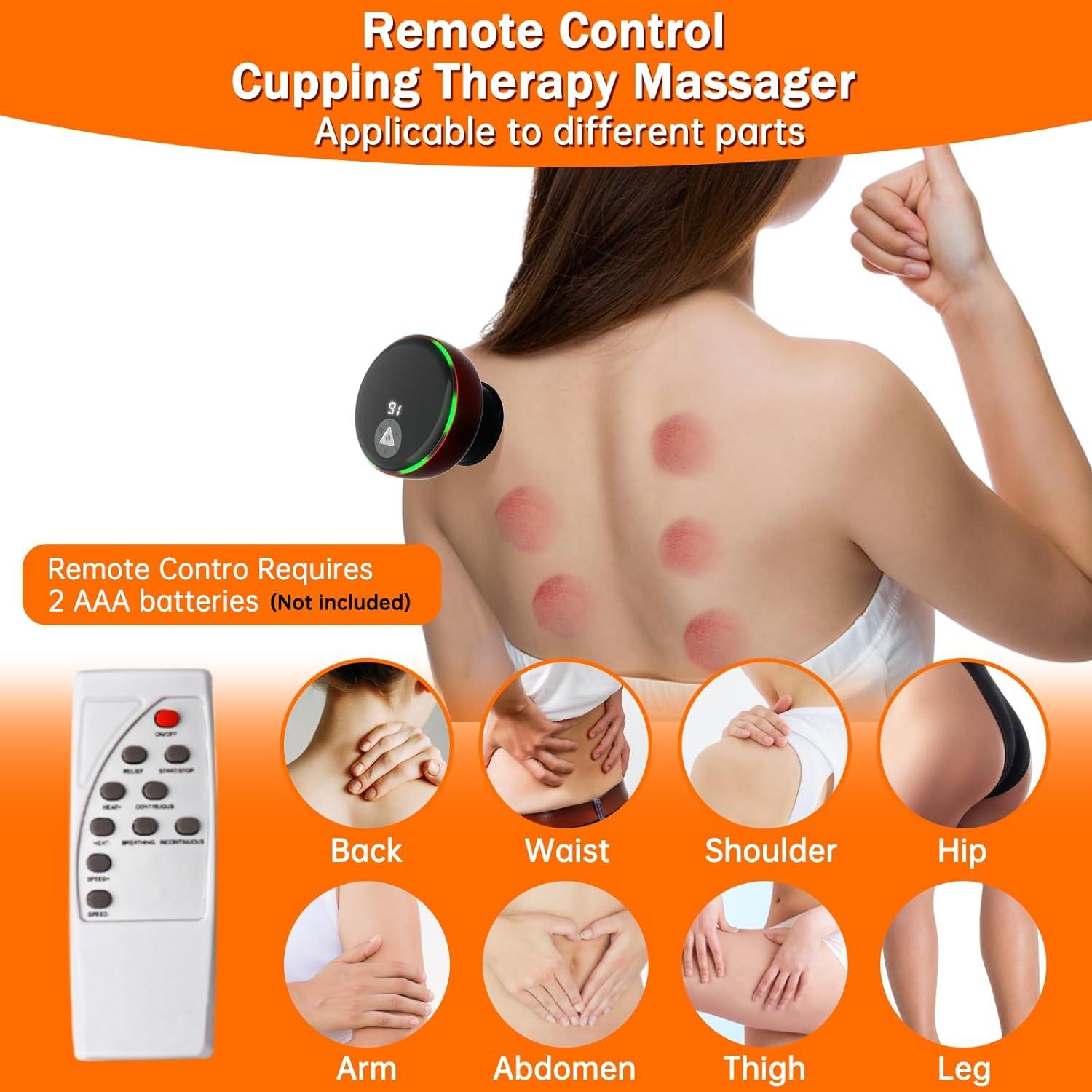Intelligent Electric Cupping Device with Infrared - 16 Gears & 4 Modes ...